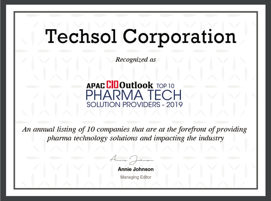 Awards & Recognition - Techsol Life Sciences
