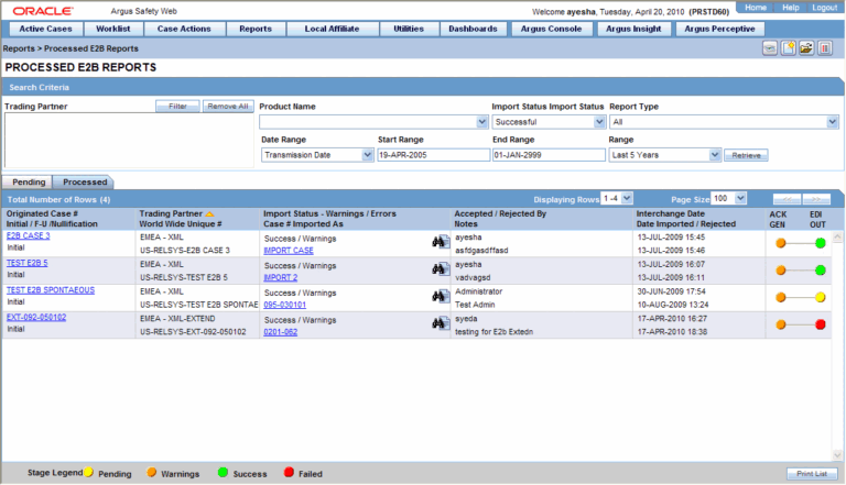 Oracle Argus Safety Services - Techsol Life Sciences